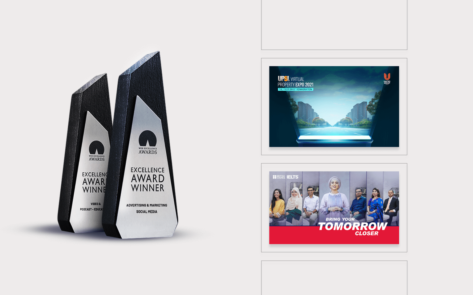 Notionhive won 2 Web Excellence Awards 2022 - Notionhive