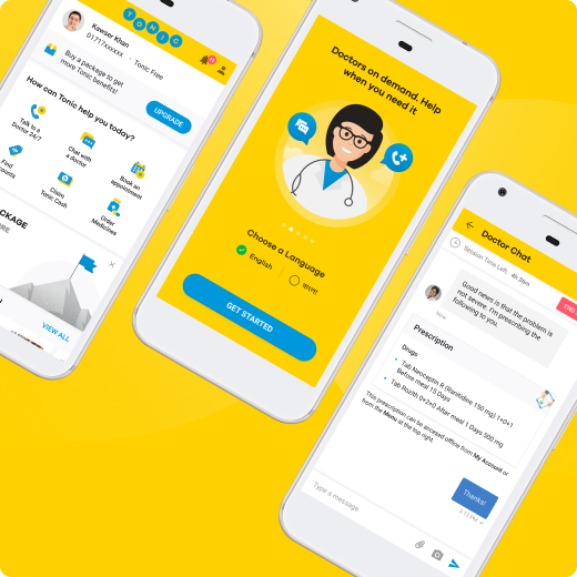 UI/UX Design for the Tonic App - Notionhive