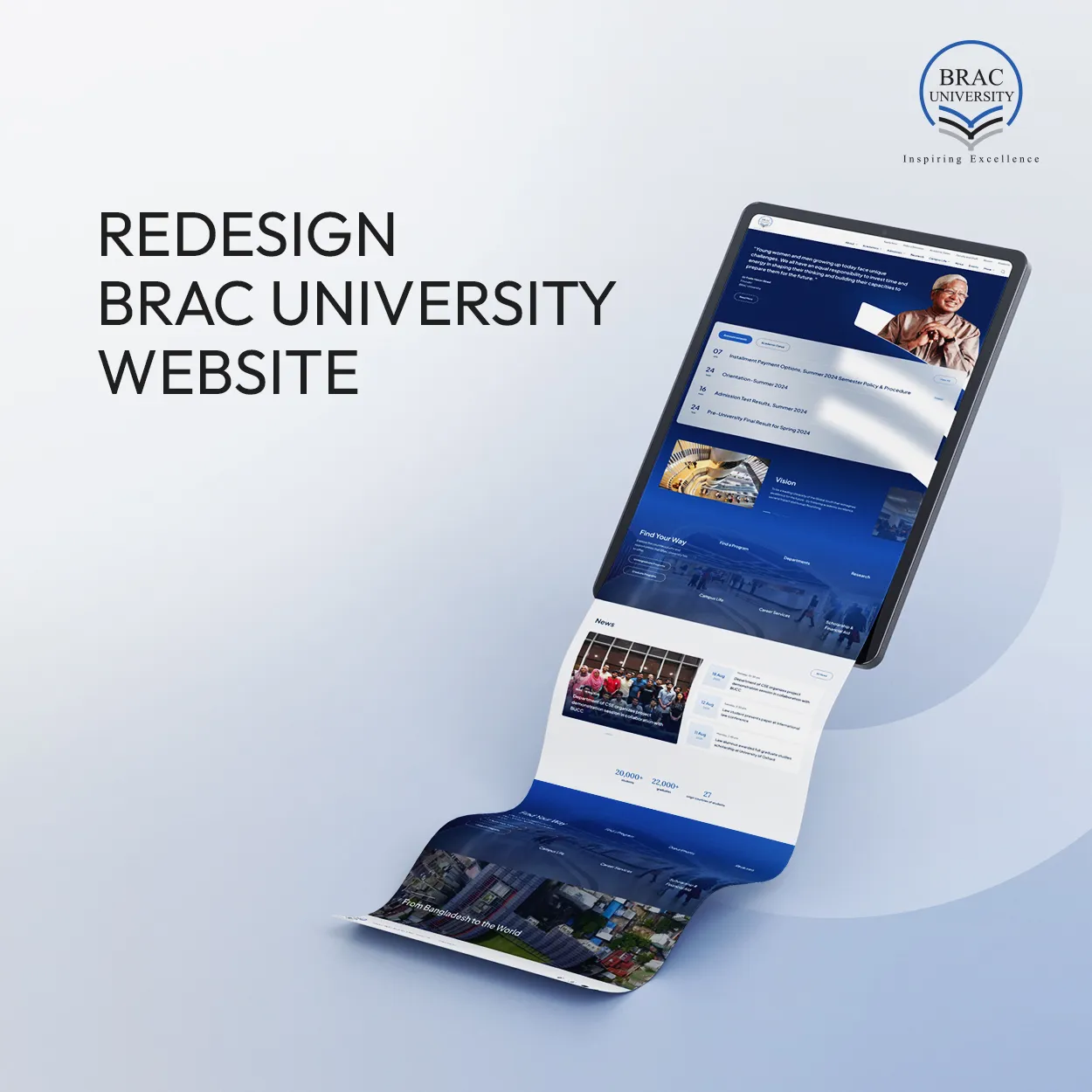 BRAC University Website Redesign for Better UX & Accessibility